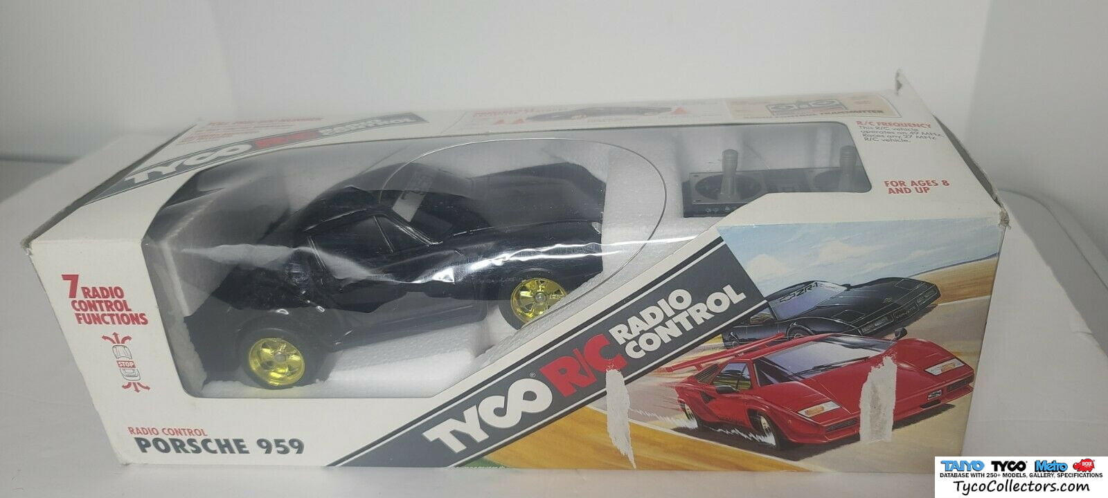 1988 Tyco Porsche 959 (Gold Wheels) - Tyco Collectors - Review ...