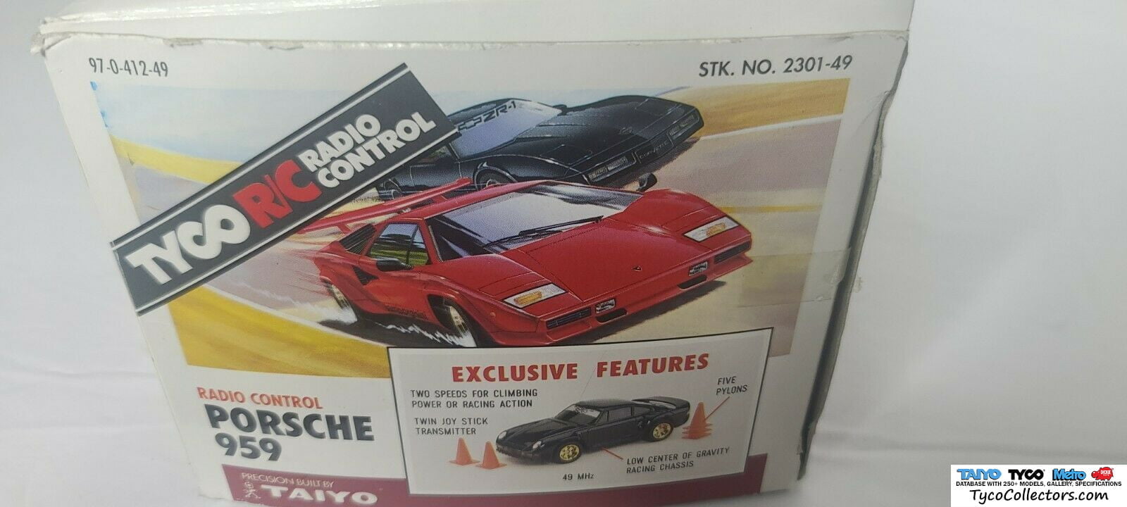 1988 Tyco Porsche 959 (Gold Wheels) - Tyco Collectors - Review ...