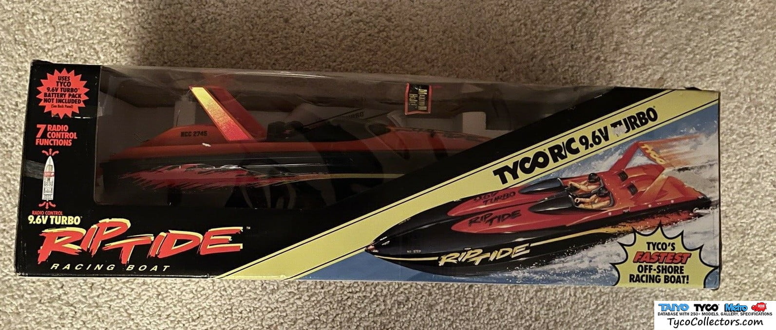 1992 Tyco RipTide Racing Boat - Tyco Collectors - Review, Valuation ...
