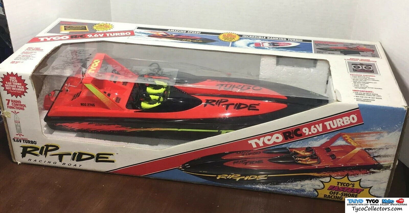 1992 Tyco RipTide Racing Boat - Tyco Collectors - Review, Valuation ...