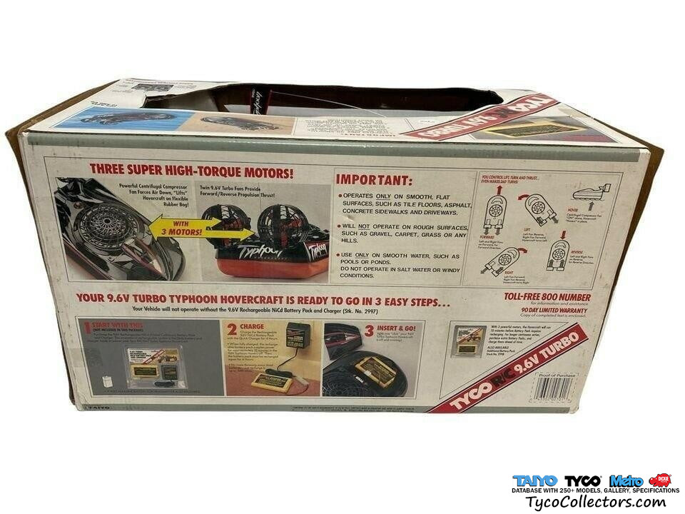1990 Tyco Typhoon - Tyco Collectors - Review, Valuation, Buying, History