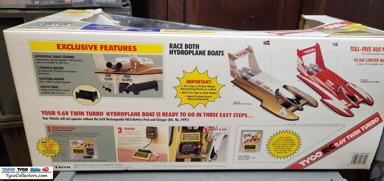 1992 Tyco Unlimited Hydroplane Boat - Tyco Collectors - Review ...
