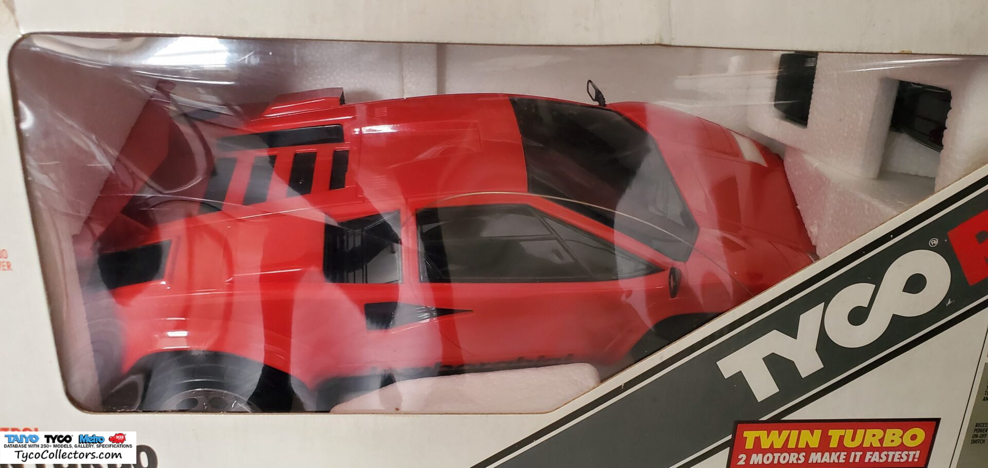 1988 Tyco Twin Turbo Lamborghini Countach - Tyco Collectors - Review ...