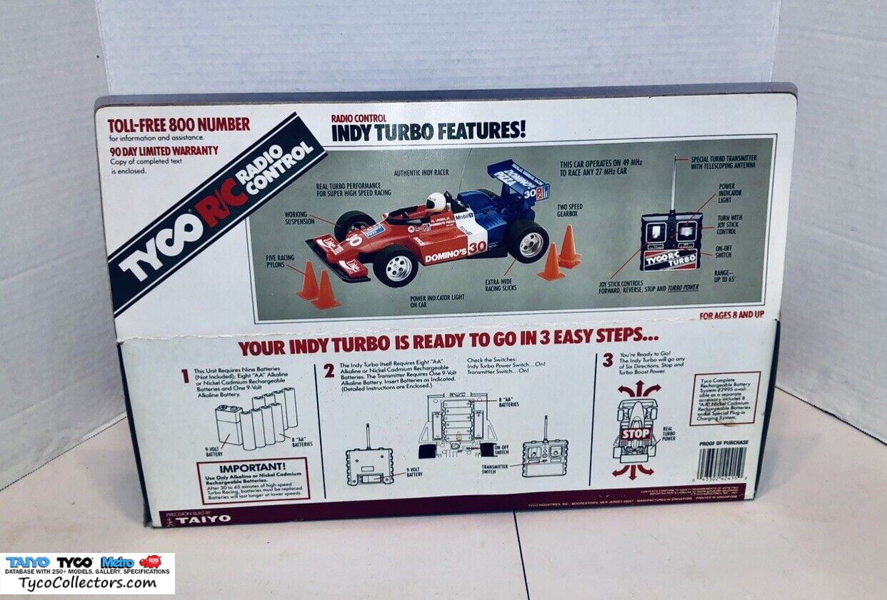 1987 Tyco Indy Turbo Dominos - Tyco Collectors - Review, Valuation ...