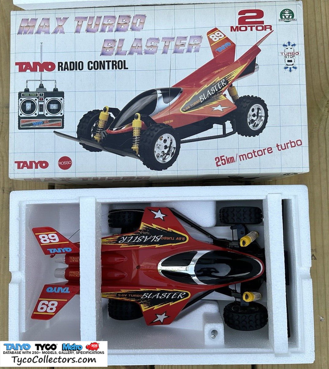 1989 Taiyo Max Turbo Blaster (2 Motor) - Tyco Collectors - Review ...
